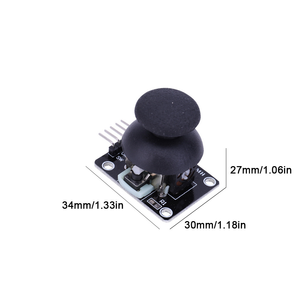 Dual-axis Game Control Rod Sensor 5V Joystick Breakout Module XY Joystick Module | Shopee ...