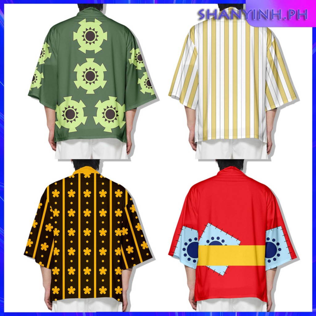 Anime One Piece Cosplay Costume Portgas Monkey D Luffy Roronoa Zoro ...