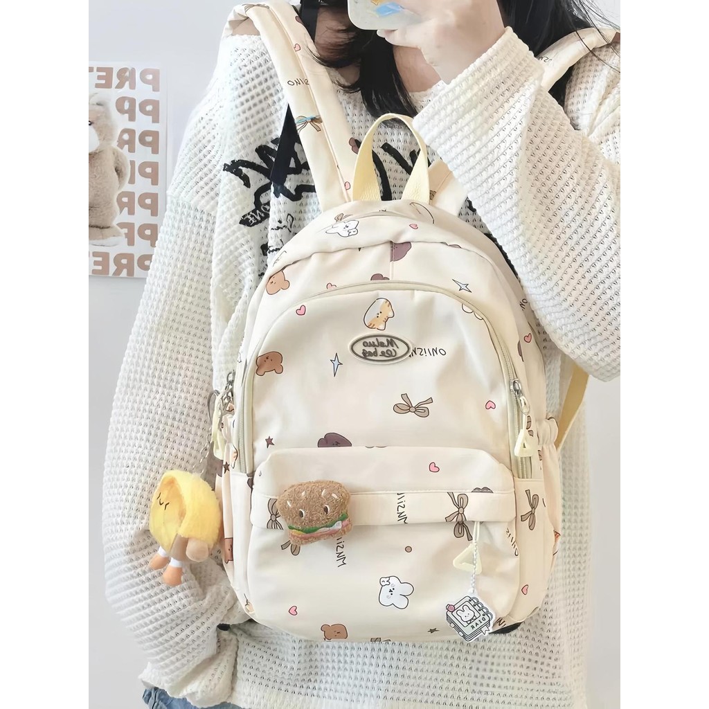 Japanese Cute Cartoon College Student Girl Schoolbag ins Junior High ...