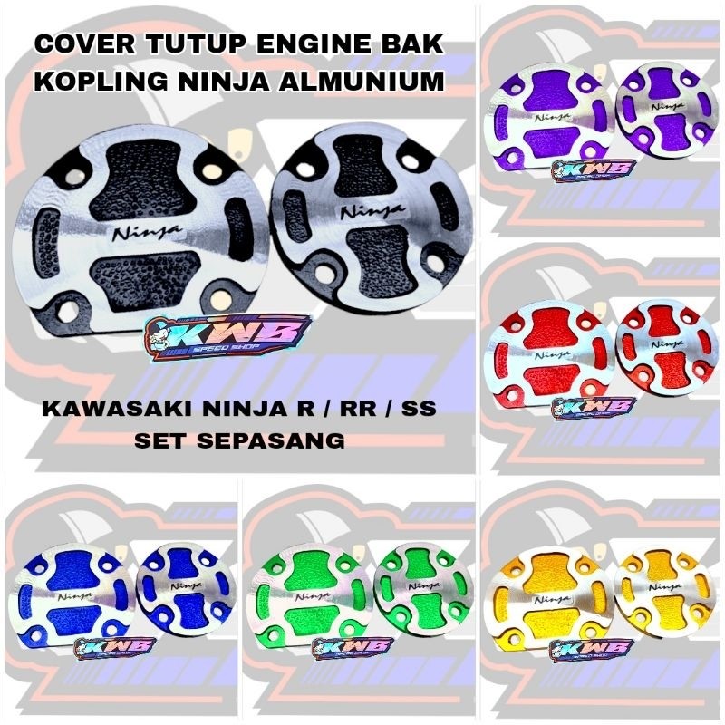 MESIN Kawasaki Ninja R / RR / SS aluminum crankcase clutch block engine ...