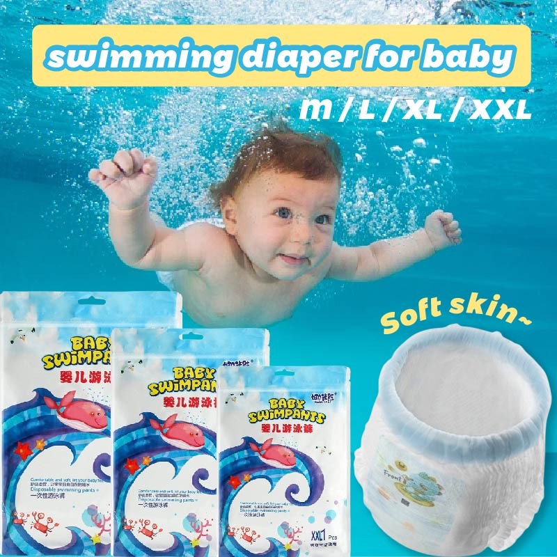 Waterproof Swimming Diaper for Baby Disposable Baby Diaper Pants Pull ...