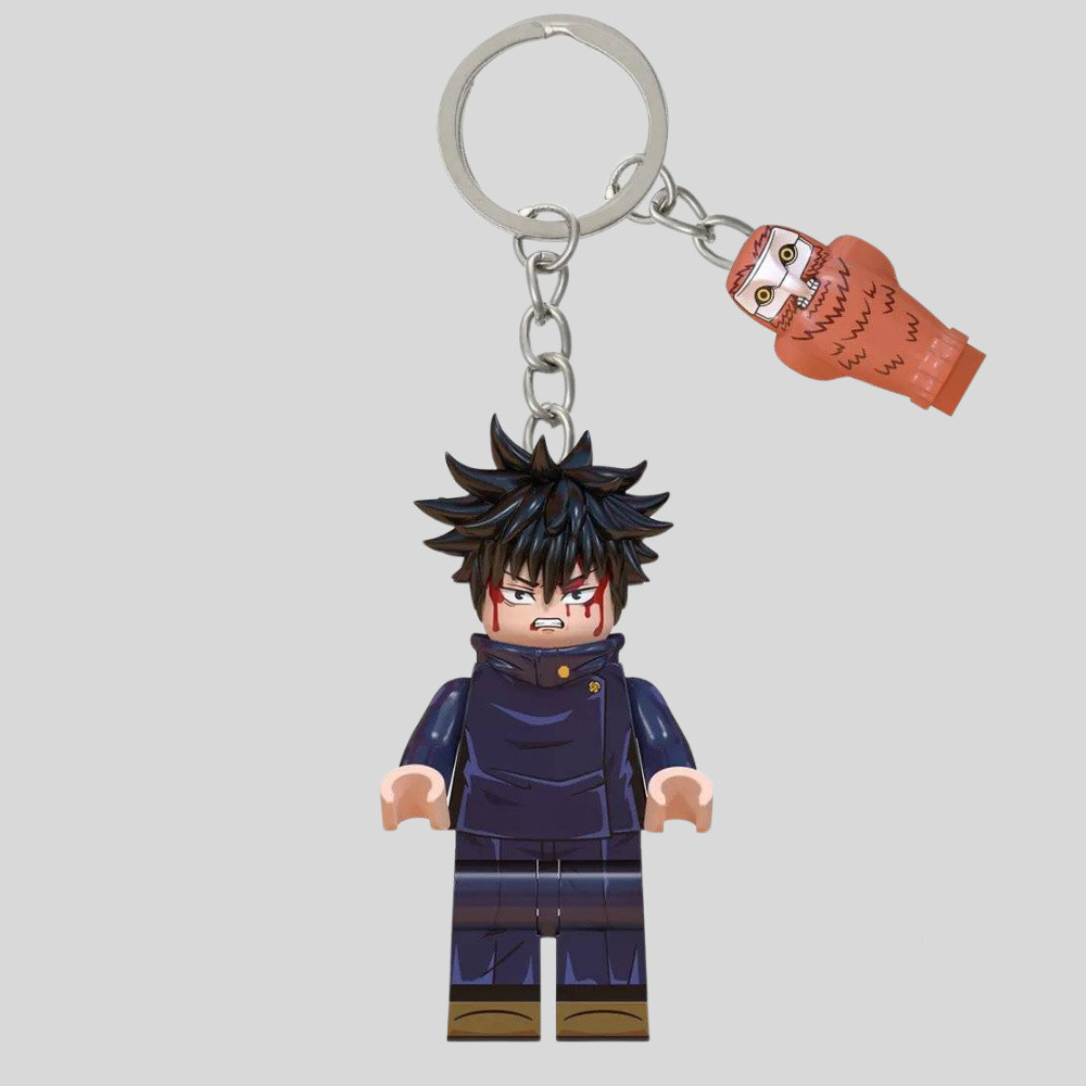 Megumi LEGO Keychain | Lego Megumi Keychain | Jujutsu Kaisen Series ...