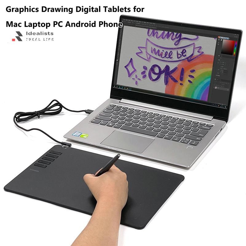 Idealist Graphics Drawing Tablet Digital Pen Pad Wrig Drawing Board For ...