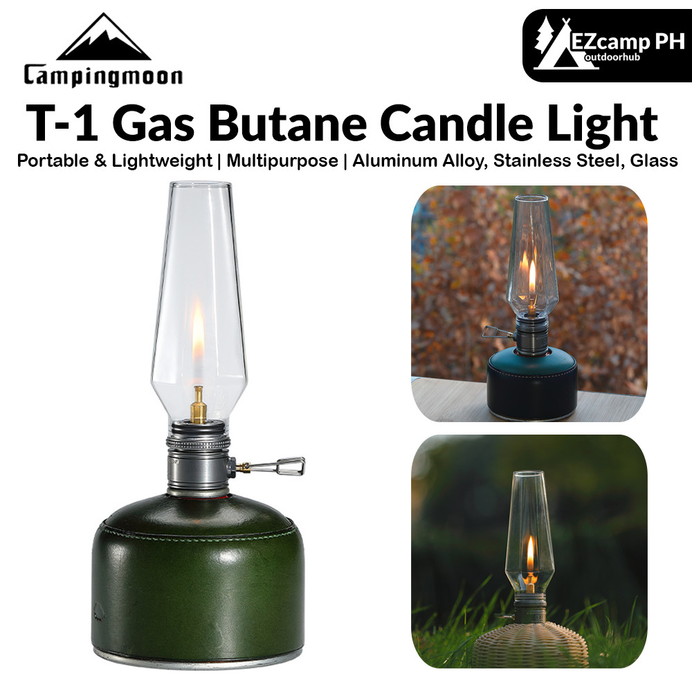 CAMPINGMOON T-1 Gas Butane Candle Light Lantern Lamp Camping Atmosphere ...