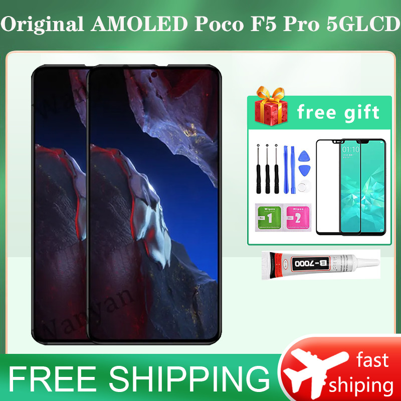 Original AMOLED Poco F5 Pro 5G LCD Display Touch Screen With Frame Replacement | Shopee Philippines