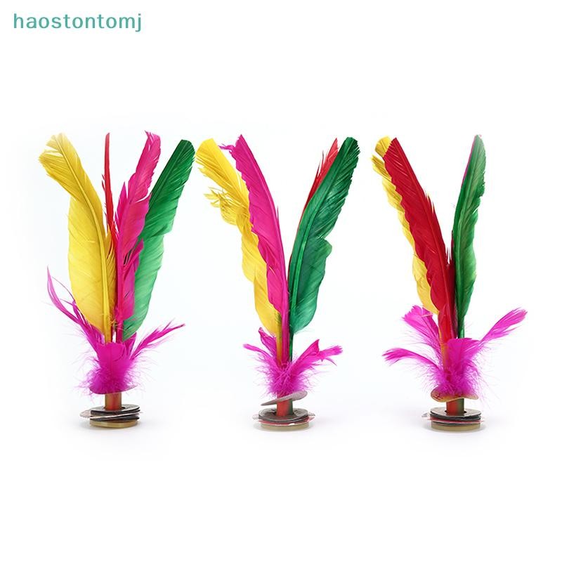 haostontomj jianzi 23cm sack foot sports game kick feather kicking ...