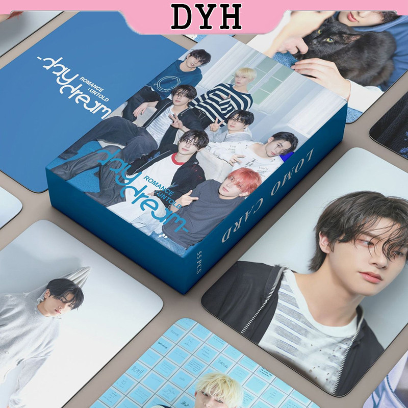 55pcs/box ENHYPEN Laser Card Photocards daydream Holographic LOMO Card KPOP Album | Shopee ...