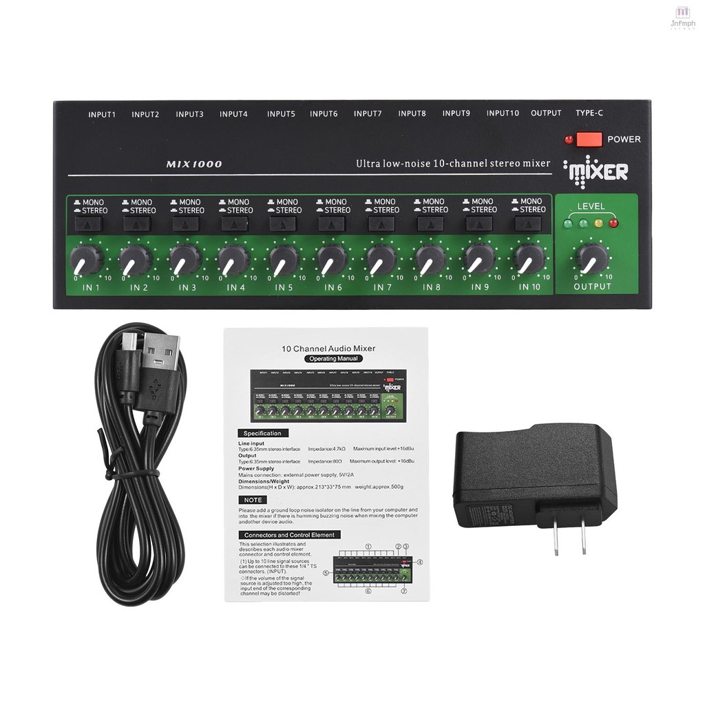 Mono Line Shell Type-c Metal Shell Line 6.35mm Audio Processor Audio ...