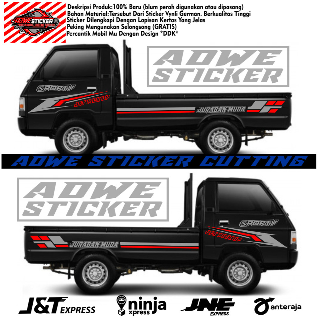 Pick up car sticker l300, t120 ss carry car sticker | Shopee Philippines