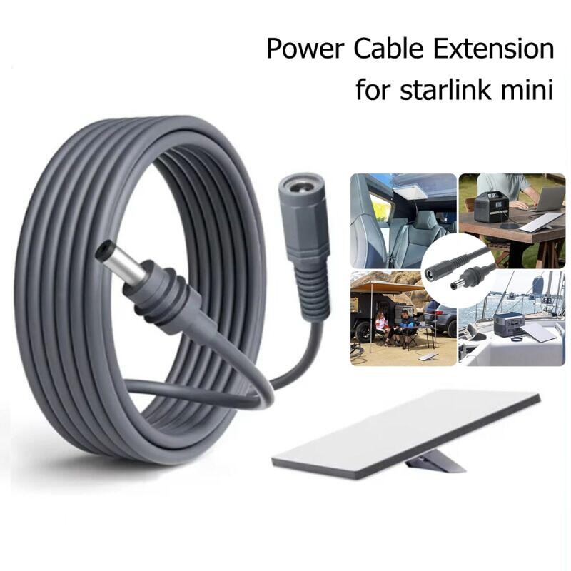 3/5/10M DC Male To Female Adapter Cable Short Cable for Starlink Mini ...
