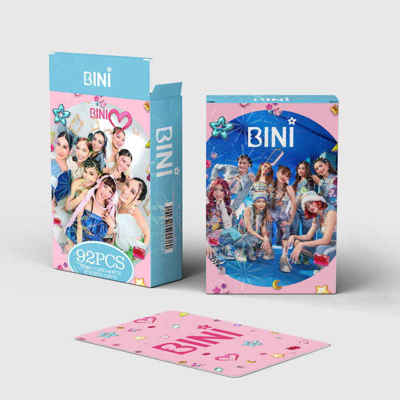 92Pcs New Photocard Bini Lomo Cards Bini Sticker Mikha Jhoanna Colet ...