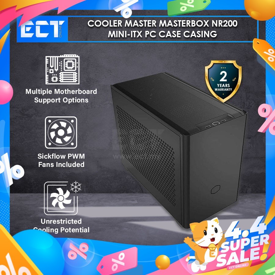 Cooler Master MasterBox NR200 Mini-ITX PC Case Casing (MCB-NR200-KNNN ...