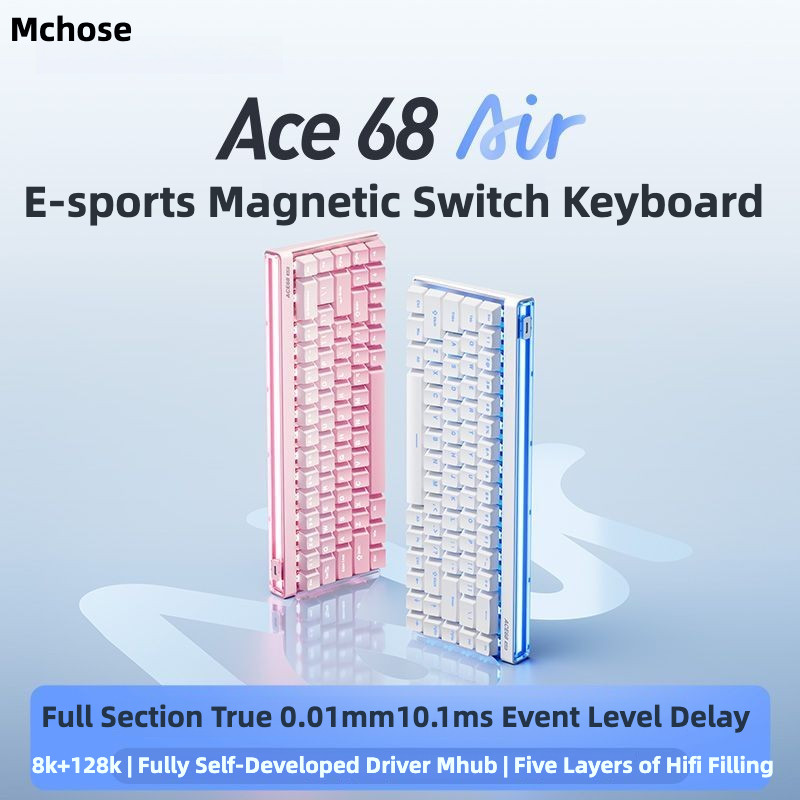 Ready Stock!!! MCHOSE Ace68 Air Magnetic Switch Mechanical Keyboard ...