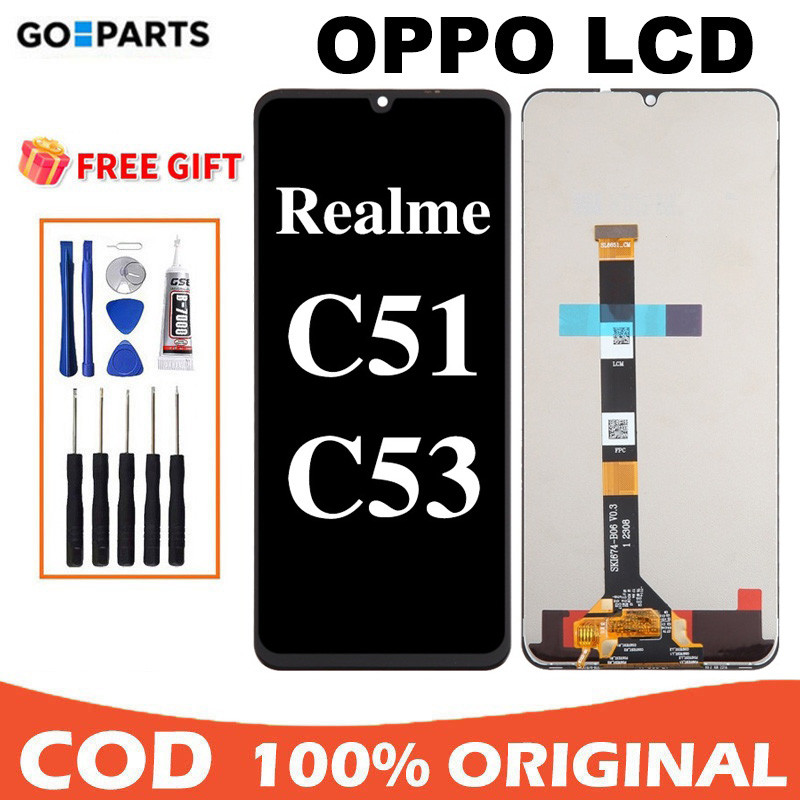 LCD For Oppo Realme C51 C53 N53 Lcd for Realme Note 50 C36 C60 Display Touch Screen | Shopee ...