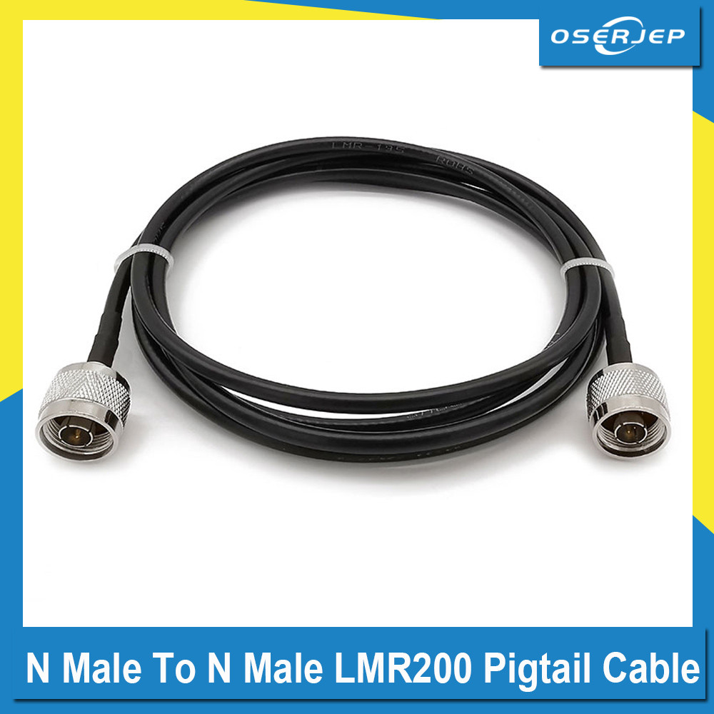 RF LMR200 Pigtail Cable N Male to N Male for Repeater Router Antenna ...