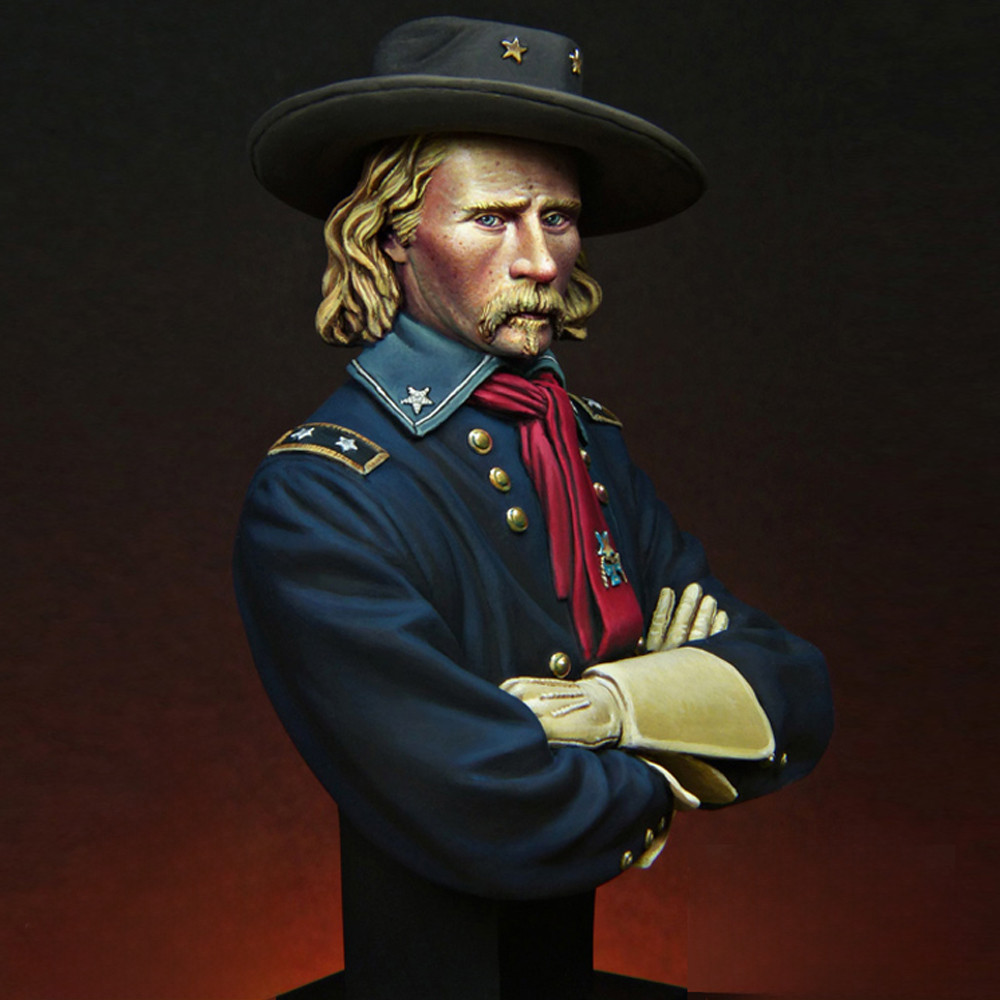 1/12 George A. Custer, 1865, Resin Model figure Bust, GK, Historical ...