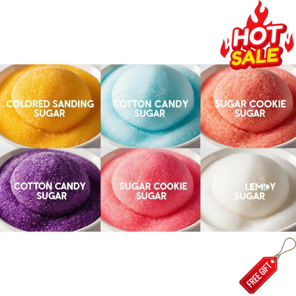 Colored Sugar 100G Sanding Sugar Pastry Toppings Cotton Candy DIY ...