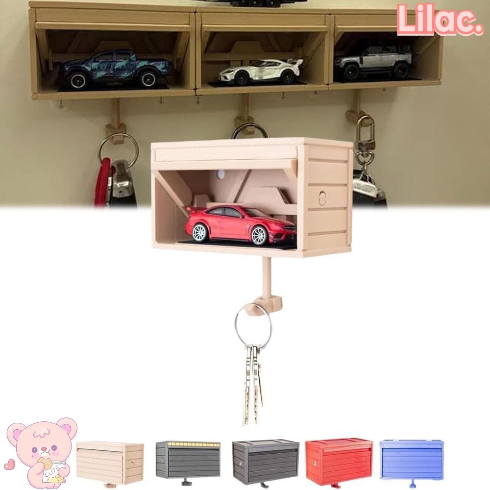 LILAC Car Garage Key Holder, with Opening Door with Car Garage Garage ...
