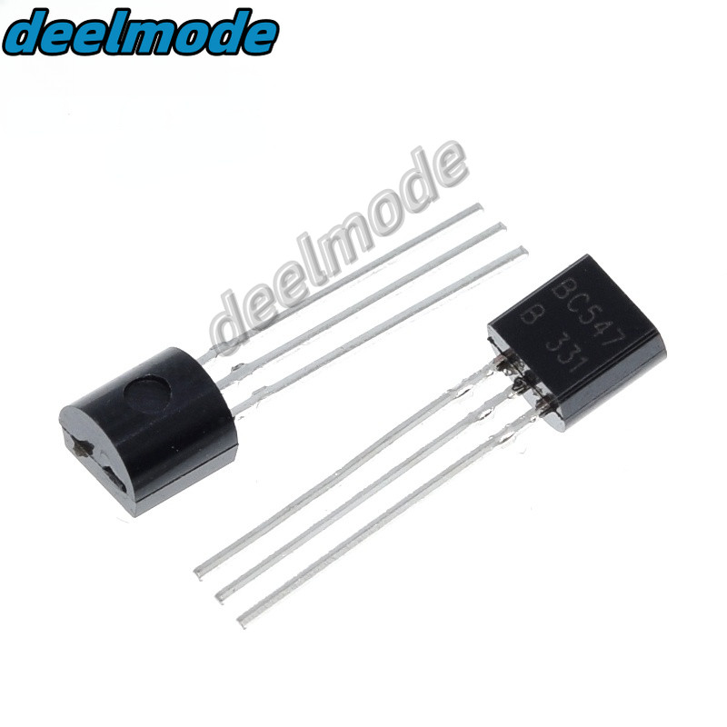 100pcs BC547 in-line Triode Transistor TO-92 0.1A 45V NPN | Shopee Philippines