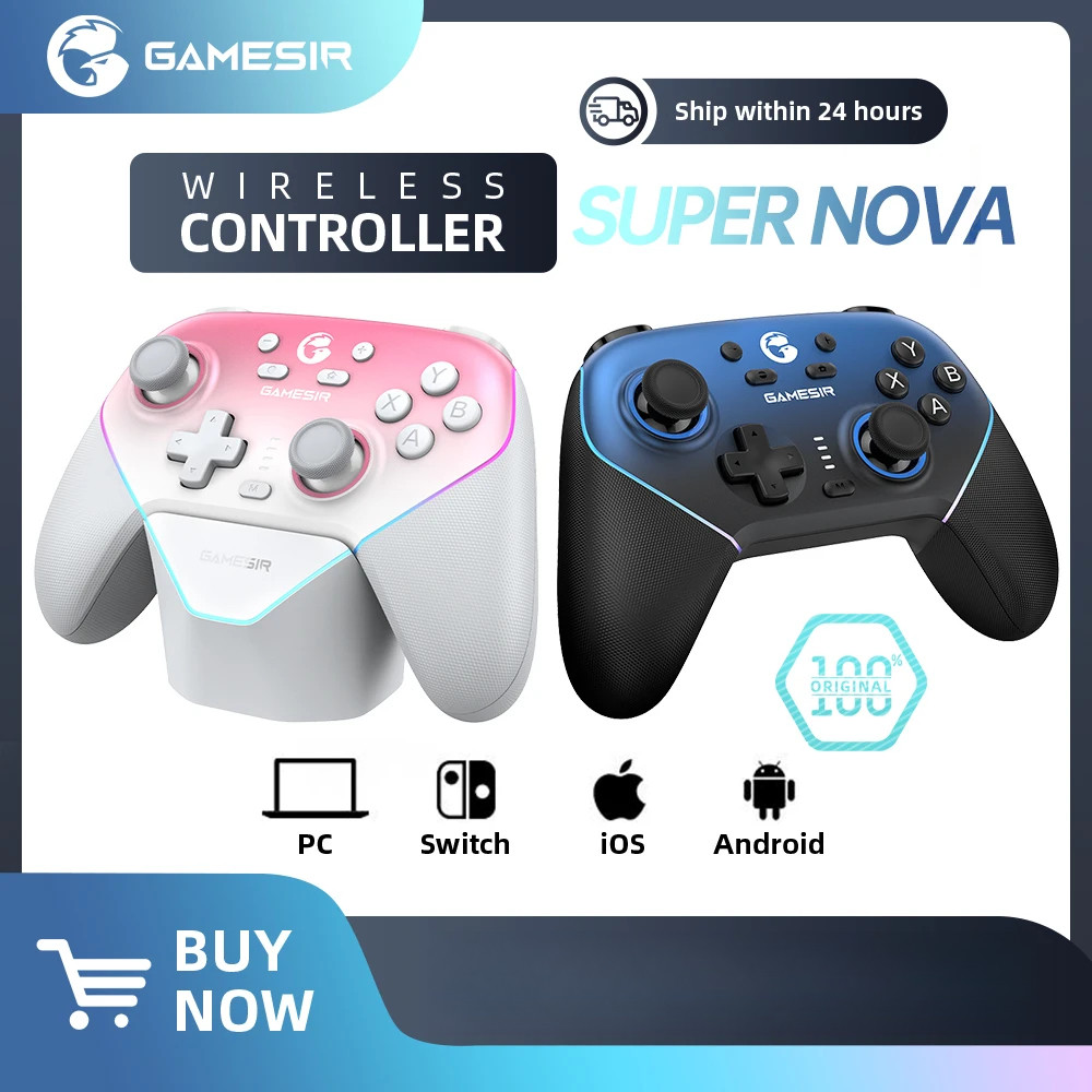 Gamesir Super Nova T4N Nova Pro Wireless Controller Bluetooth Gamepad ...