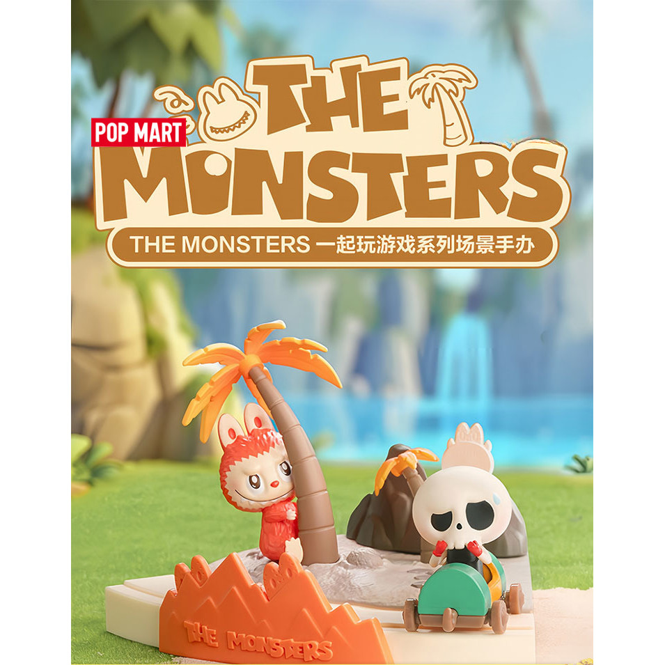 POPMART POPMART LABUBU Play Games Together Series Mystery Box Cute ...