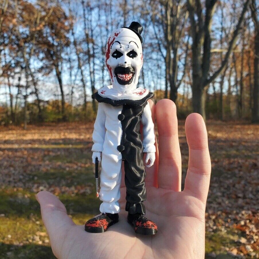 Terrifier Art The Clown Figure Horror Clown Garden Statue Halloween ...