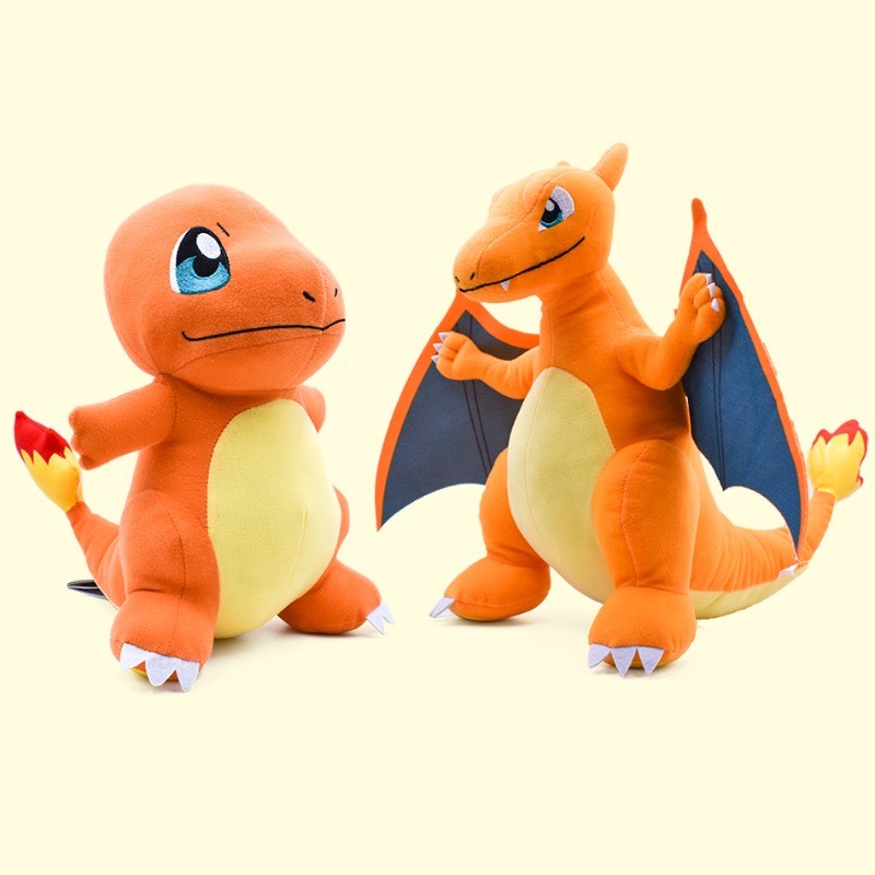 Pokemon Large Standing Charizard Charizard Little Fire Dragon Evolution ...