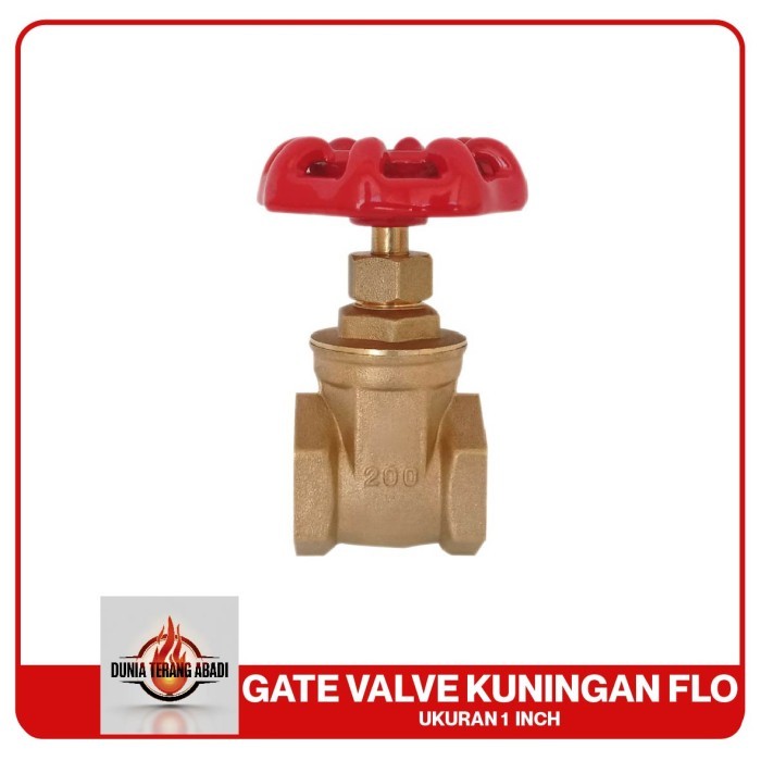 1 Inch Brass Gate Valve FLO - Stop Water Faucet | Shopee Philippines