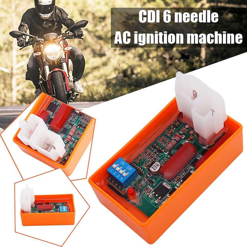 Programmable CDI For Motorcycle Lgnition 6 Pin AC CDI Racing Box DIP ...