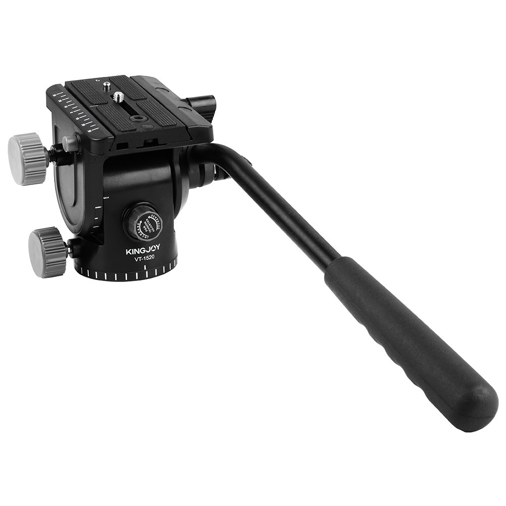 Heavy Duty Aluminum Camera Fluid Head Hydraulic Damping Tripod Ball ...