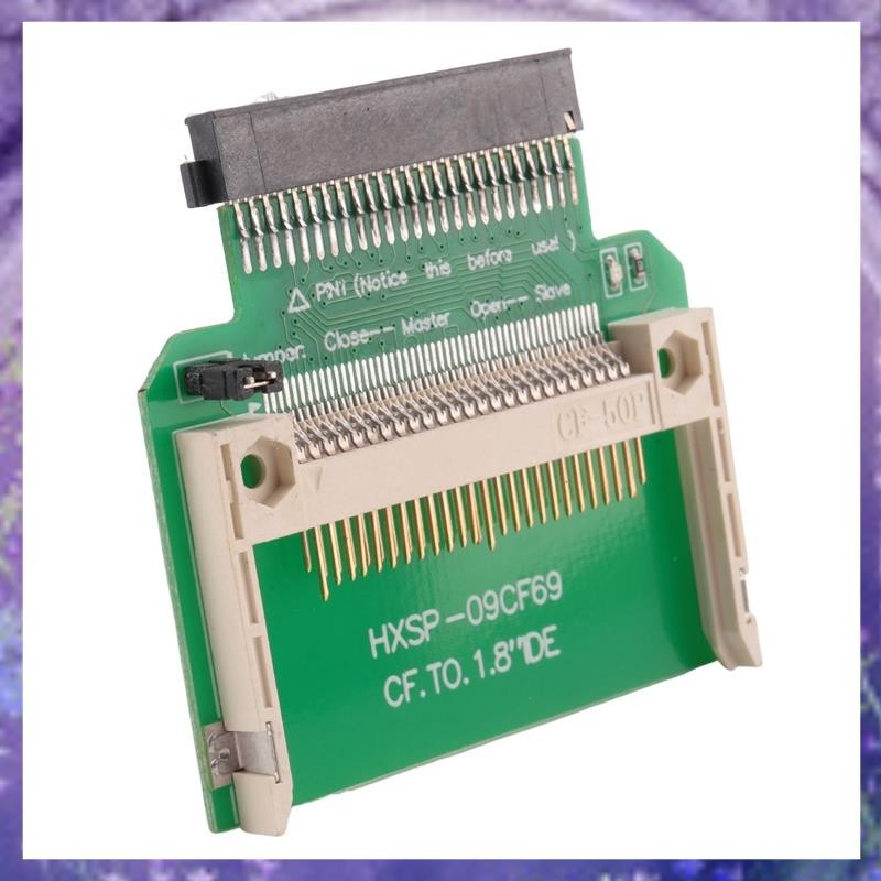 Cf Merory Card Compact Flash To 50Pin 1.8" Ide Hard Drive Ssd Adapter ...