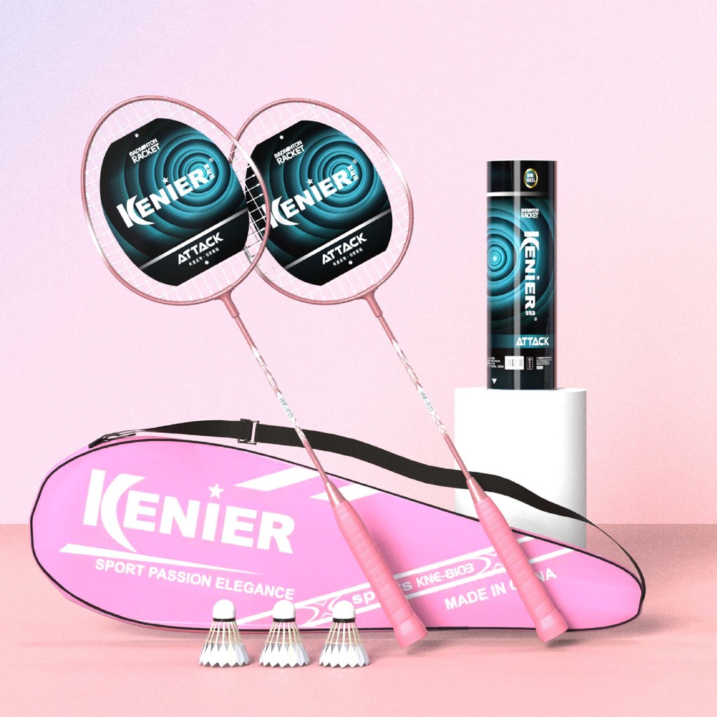 KENIER Badminton Racet Beginner's Ultra Light Adult and Children's ...