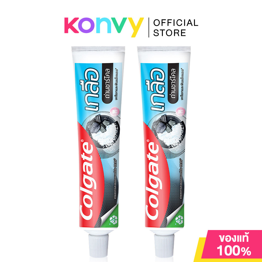 Colgate Salt Charcoal Toothpaste [150g x 2pcs] And Toothpaste. | Shopee ...