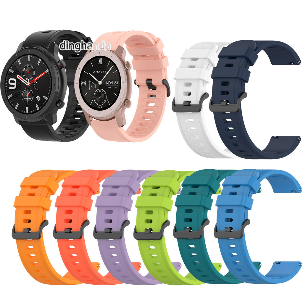 Silicone WatchBand Strap for Huami Amazfit GTR2 GTR 2e GTR 3 Pro GTR 4 ...
