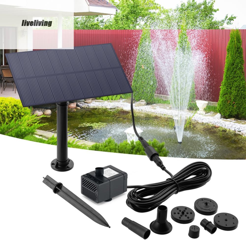 Solar Fountain Pool Garden Water Pool Fountain Floating Outdoor ...