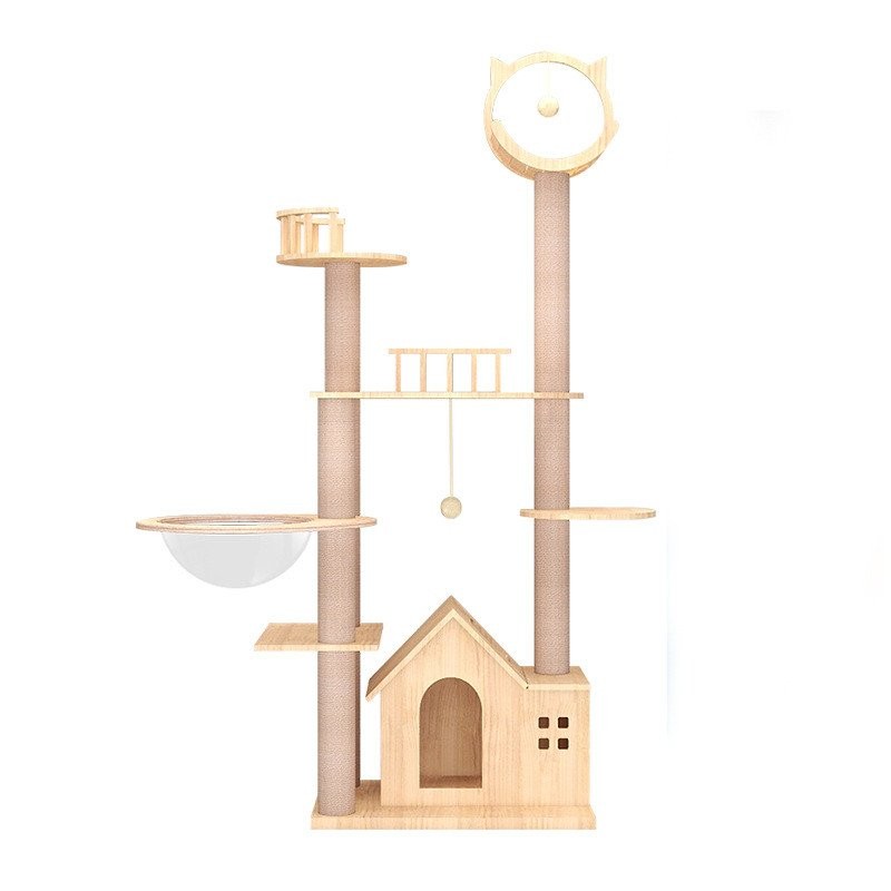 Cute Help 2022New Cat Villa Oversized Cat Nest Space Capsule Cat Tree ...