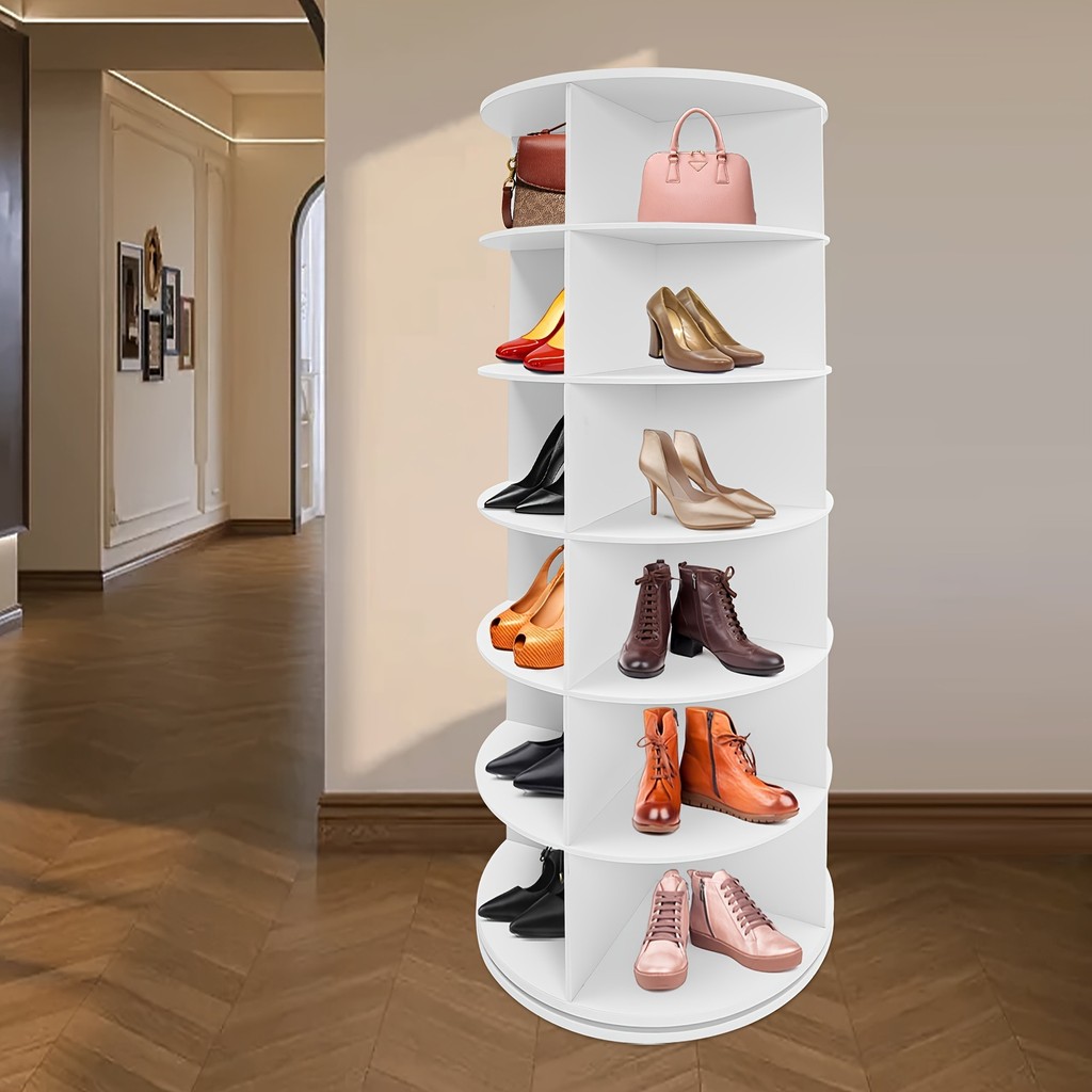 Rotating Shoe Rack Shoe Cabinet Multi-Layer Shoe Cabinet Floor Simple ...
