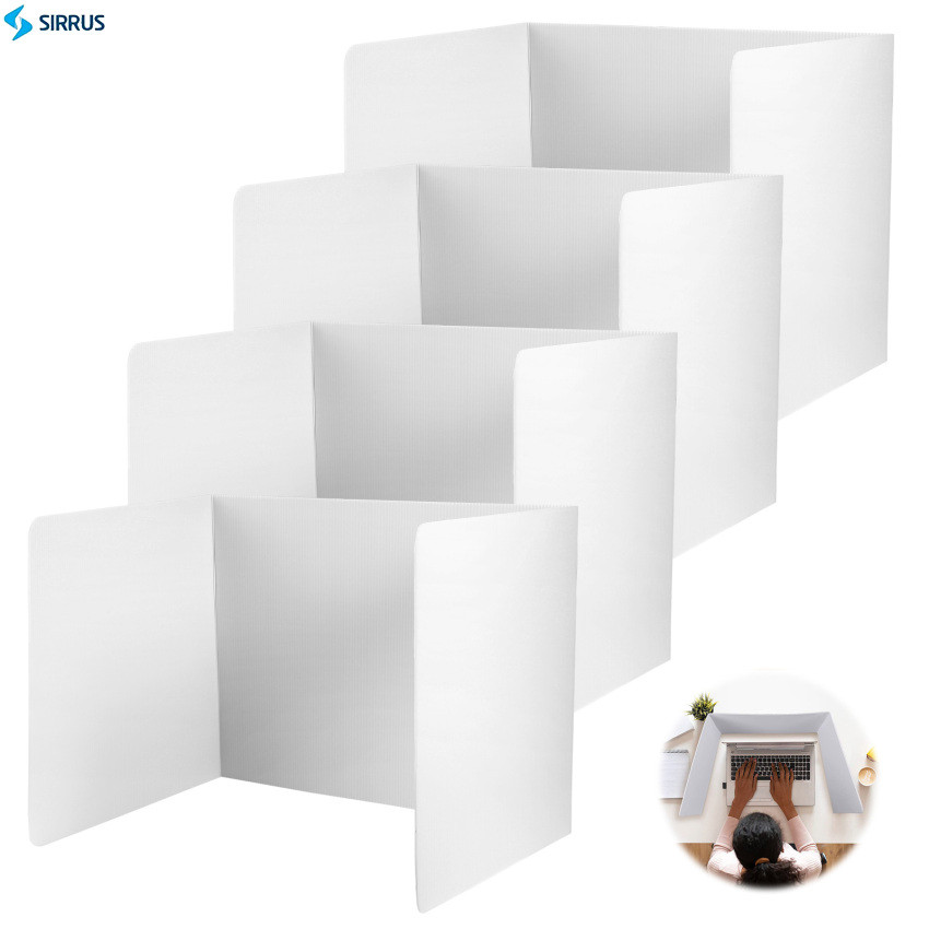 4Pack Desk Privacy Divider Panel - Student Test Freestanding Partition ...