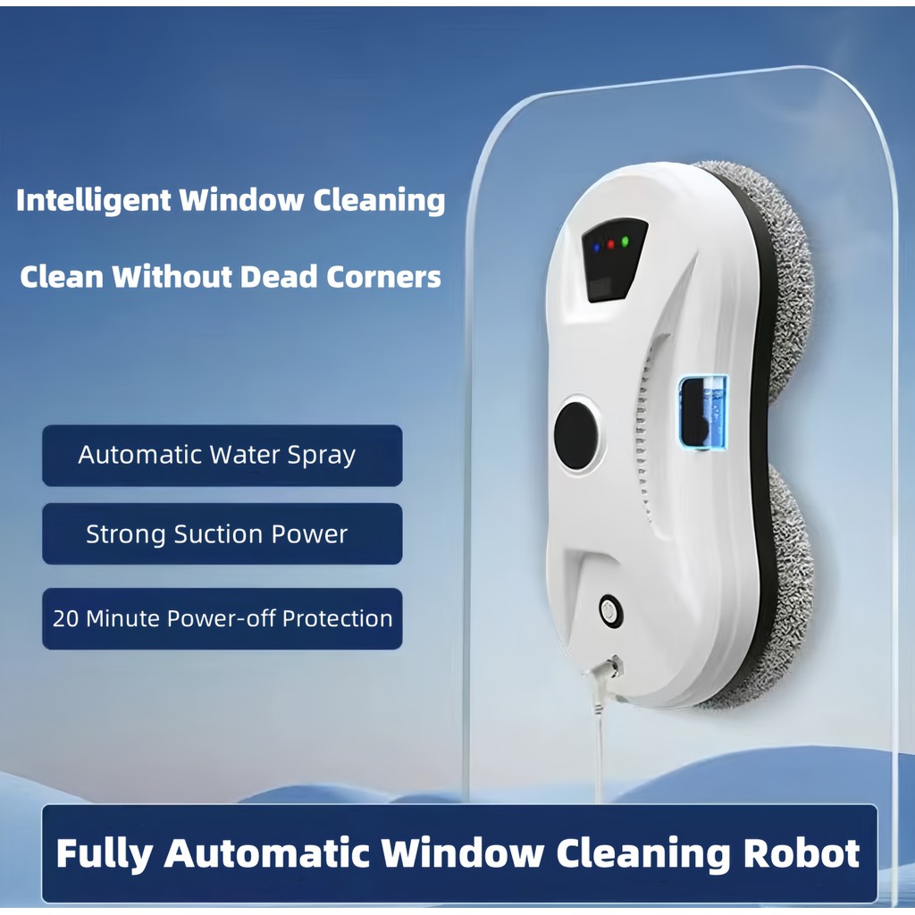 Intelligent Electric Glass Cleaning Robot In The Office Full-Automatic ...
