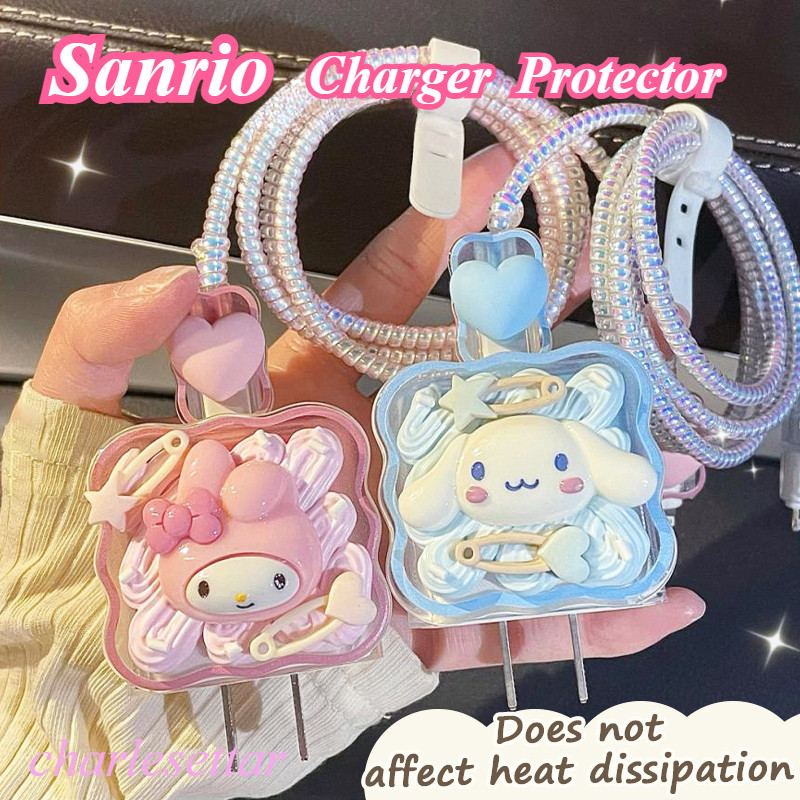 Sanrio Charger Protectors Cartoon Charger Case Anti-breaking Cable ...