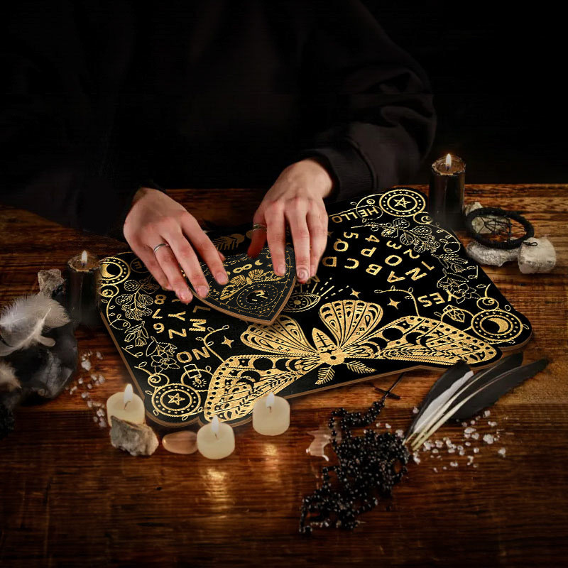 Conversation Board Set Wooden Carving Spirit Dialog Board Butterfly ...