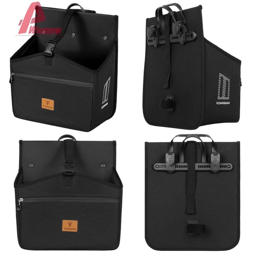 Bicycle Rear Seat Side Bag Bike Rack Pack Waterproof Pannier Trunk Bags ...