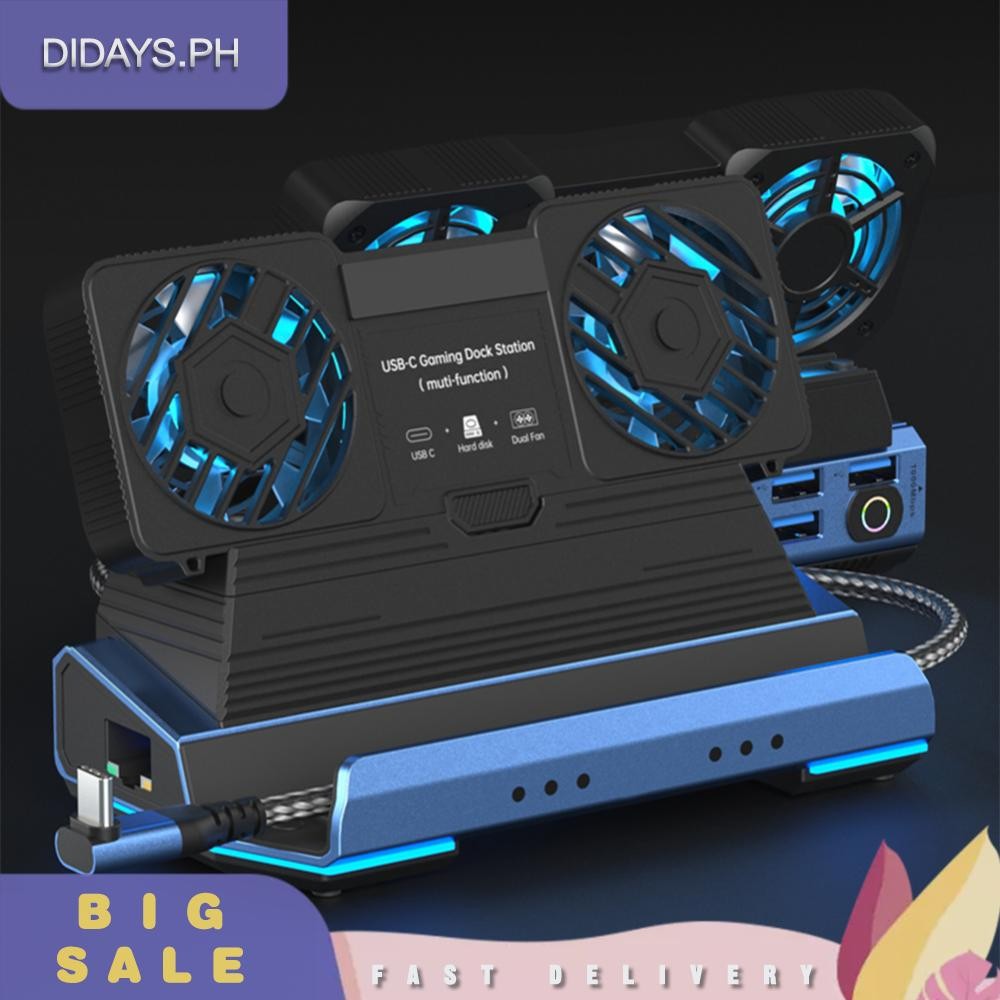 [Didays.ph] Docking Station Dual Cooling Fan 4K@60Hz for Steam Deck ...