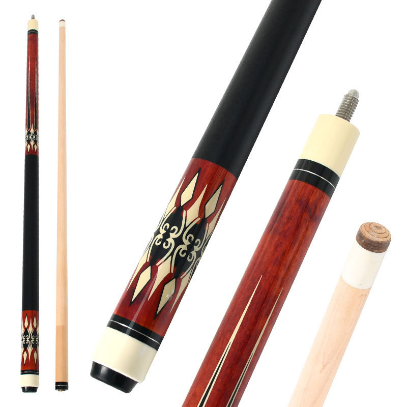 1/2 Split American Big Head Pool Cue, Chinese Nine-ball Solid Wood 57 ...