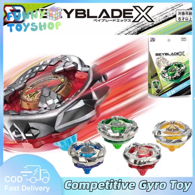 BeyBlade Battling Gyros Storm Gyro Burst with Launcher and Grip Starter ...