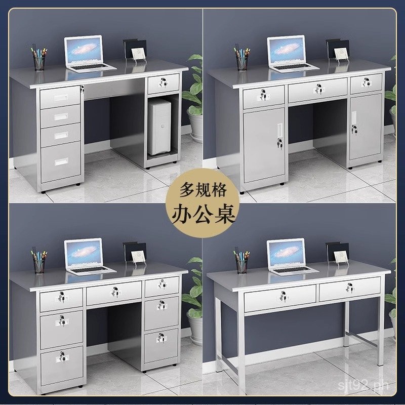 304Stainless Steel Office Desk Computer Desk Dust-Free Workshop ...