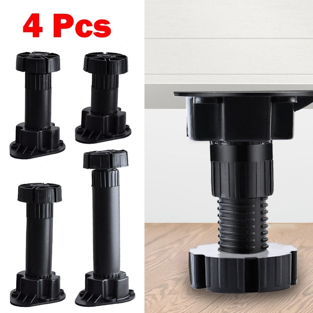 Cabinet Legs Plinth Feet 4pcs Adjustable Base for Water Corrosion ...