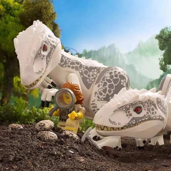 minecraft magnetic blocks lego minecraft My Dinosaur World Mechanical ...