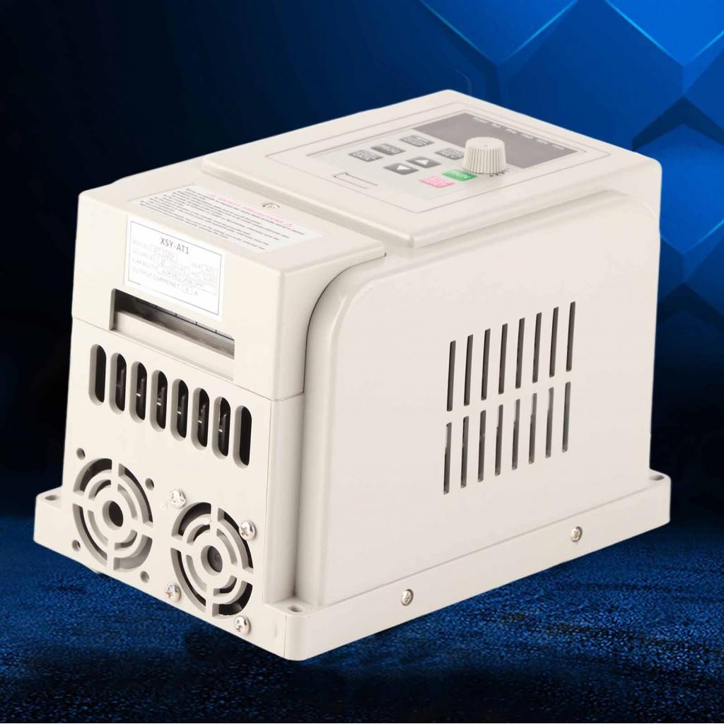 Dajrrhd AC 220V 1.5KW VFD Speed Controller Variable Frequency Drive with Digital Display Screen ...