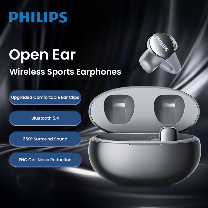 Philips earphones sports open ear wireless | Shopee Philippines